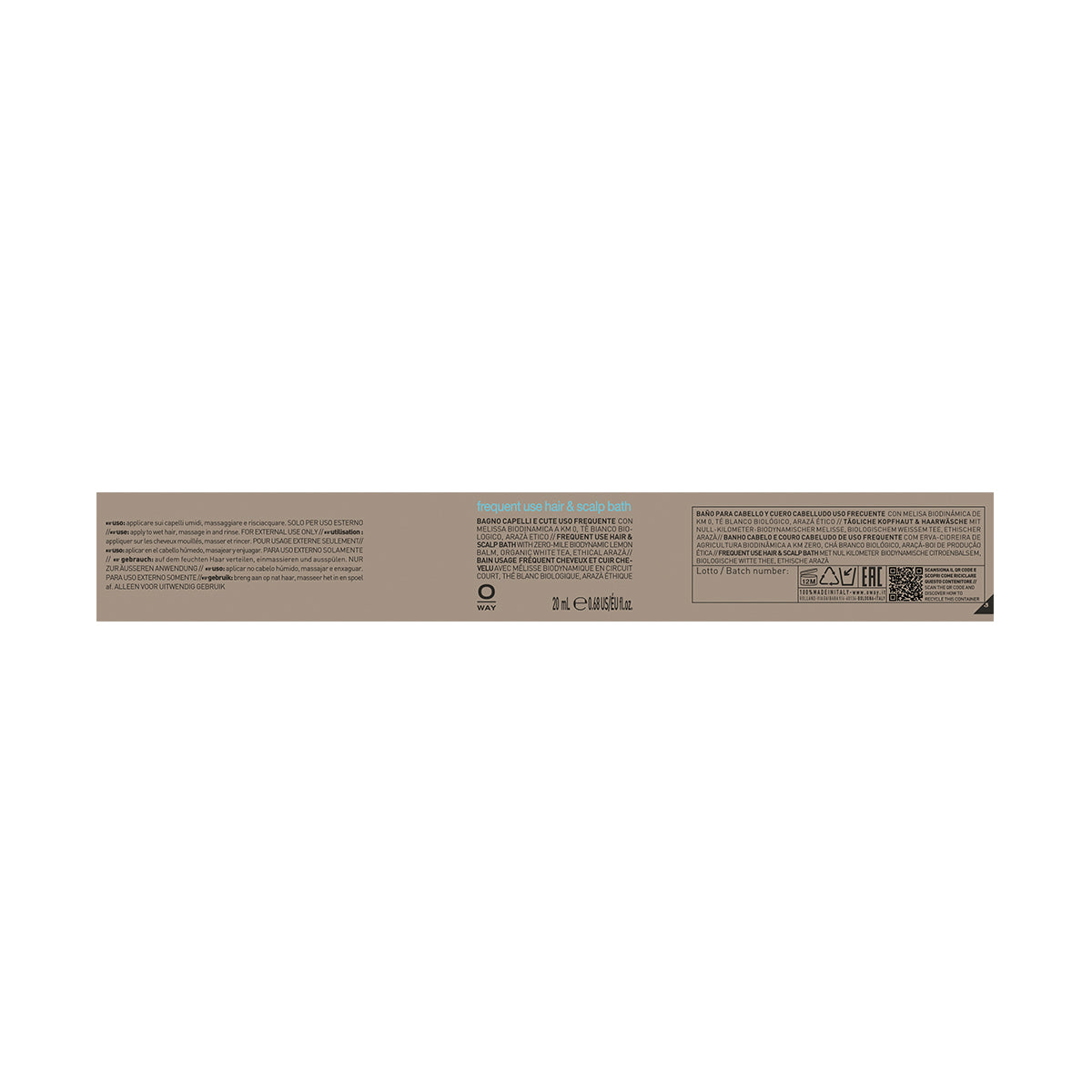 take oway label frequent use hair bath (roll of 24) – Oway USA Professional