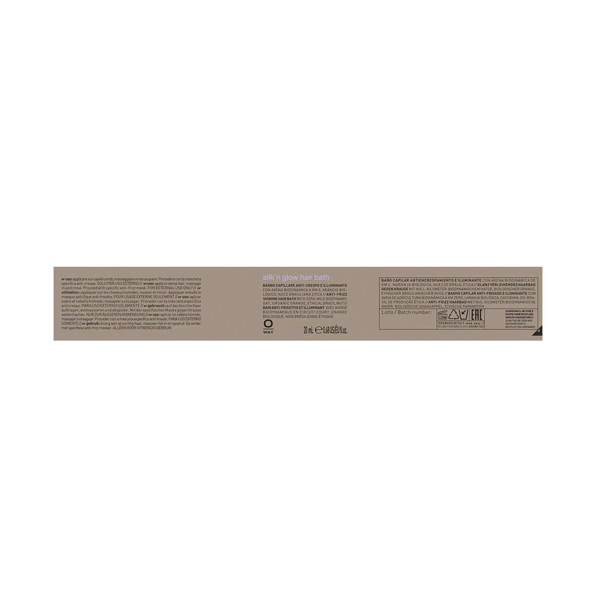 take oway label silk'n glow hair bath (roll of 24) – Oway USA Professional
